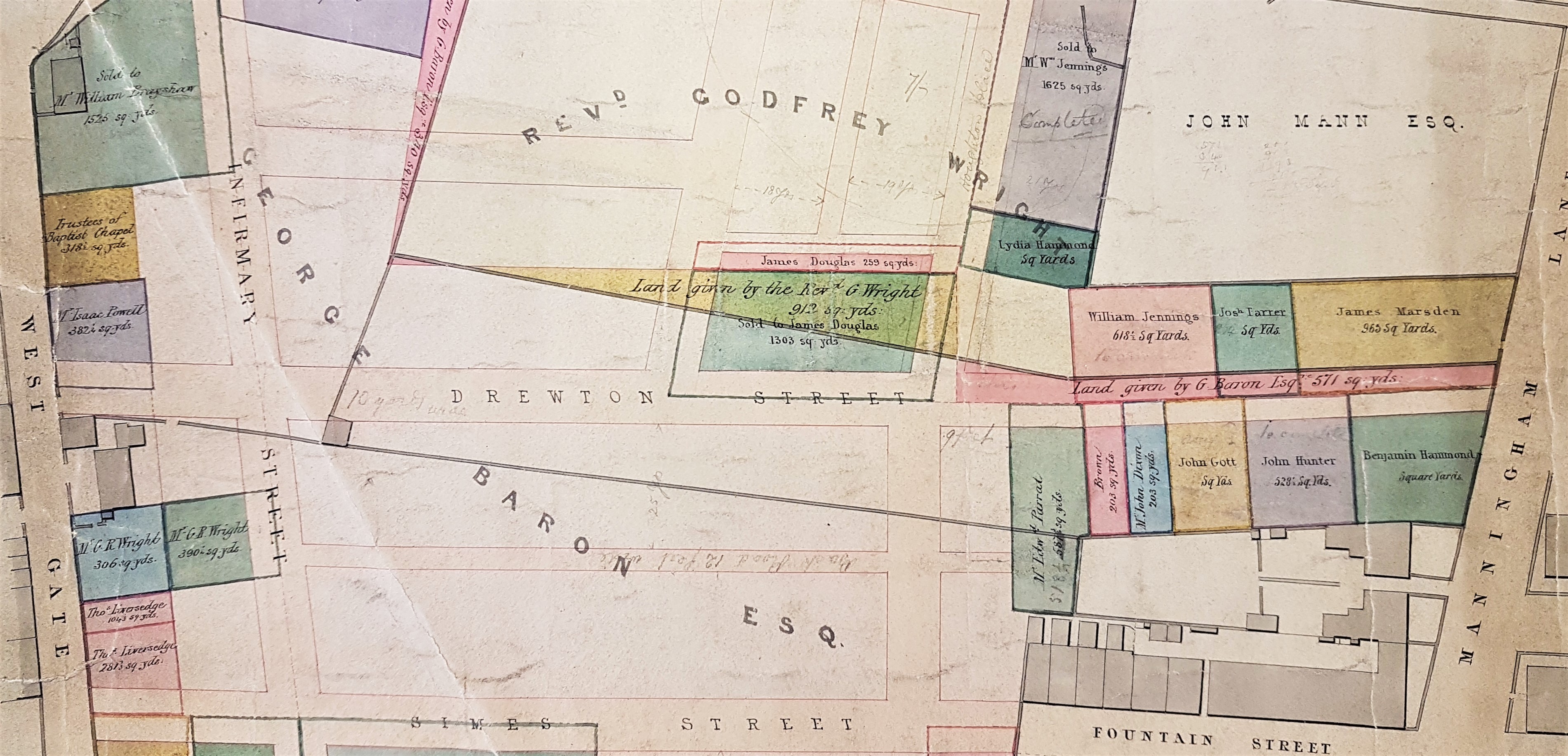 City end of Westgate & Manningham Lane in 1845 – Bradford and District ...